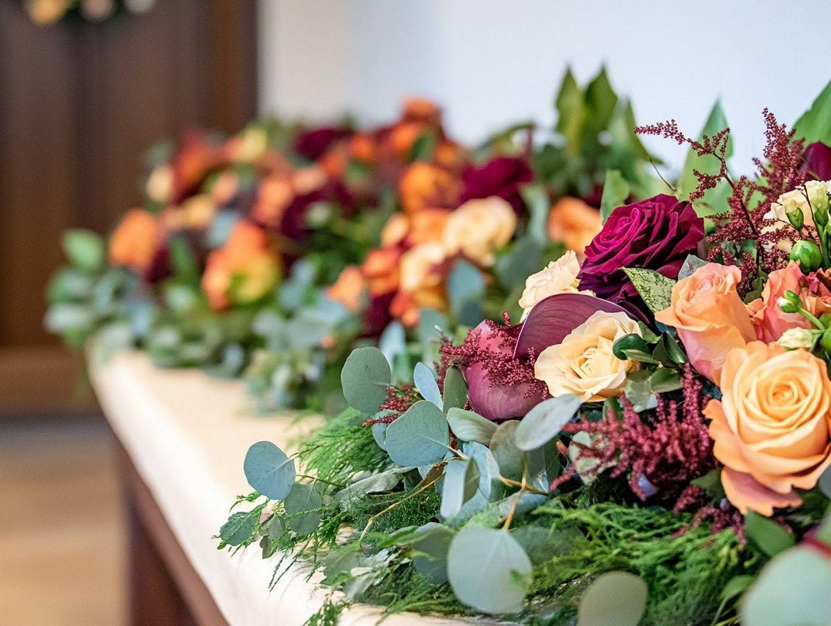 L'importance des fleurs lors d'une cérémonie funéraire